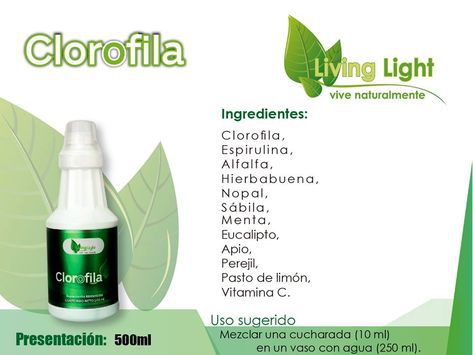 Clorofila :: Suplementos Living-Light Mexico
